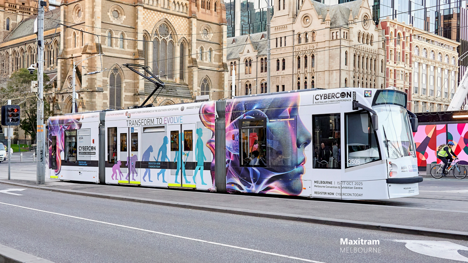 #Tag the CyberCon Melbourne 2025 Tram